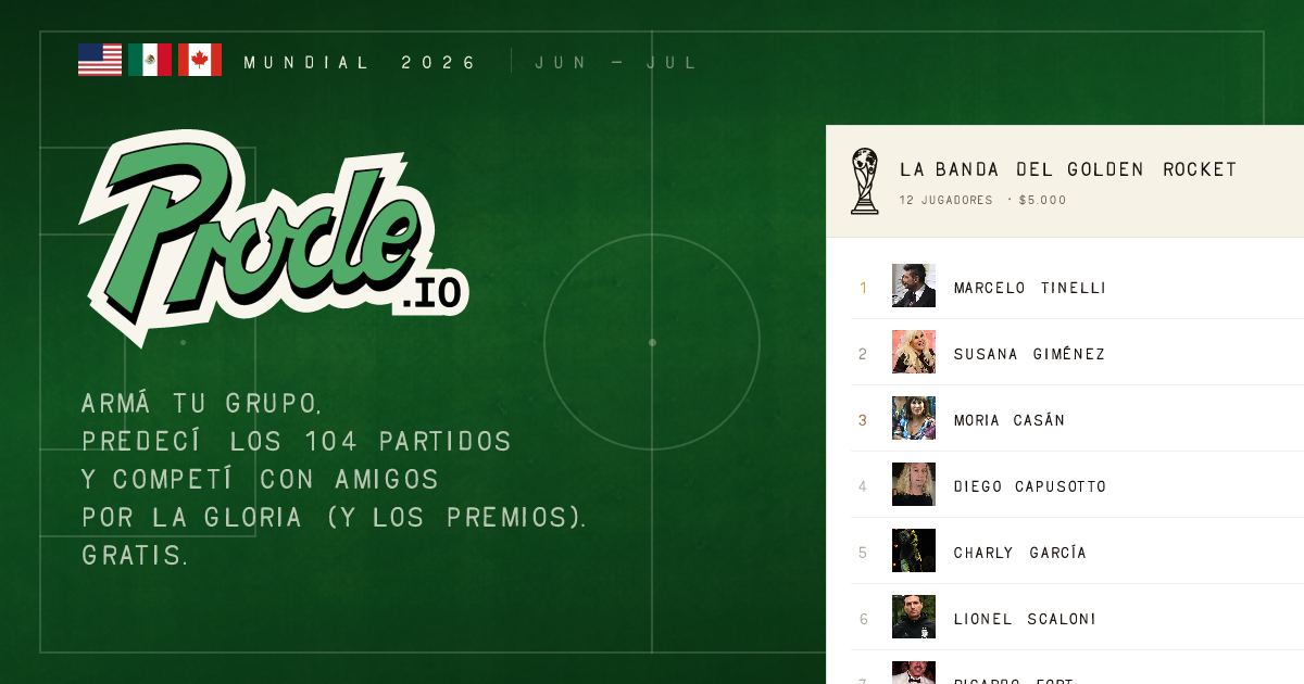 Prode.io — El prode del Mundial 2026
